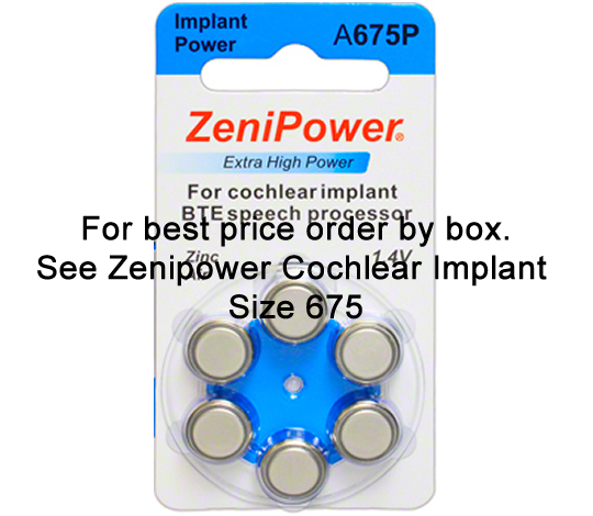 Zenipower Cochlear Size 675 Card – Hear NZ